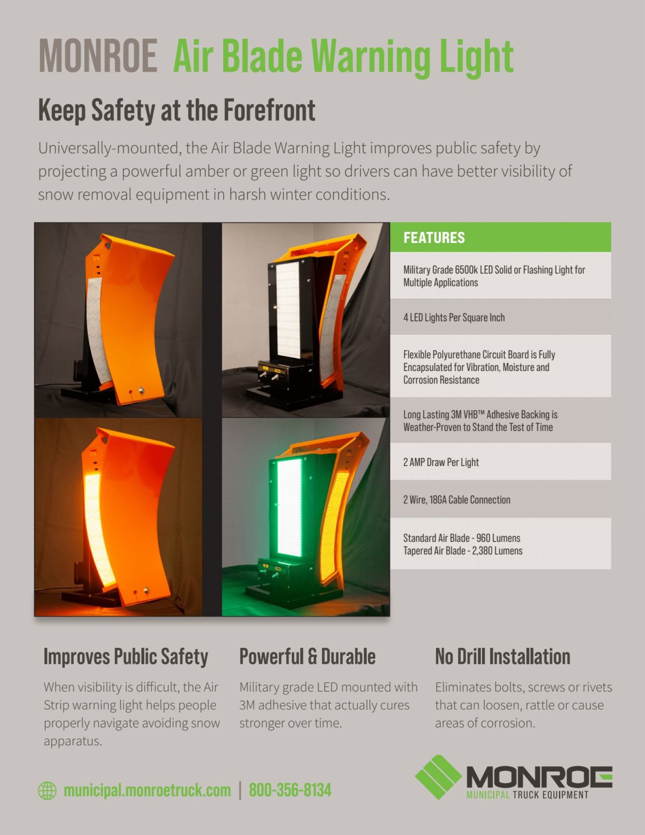 Air Blade Lights - Monroe Municipal Truck Equipment